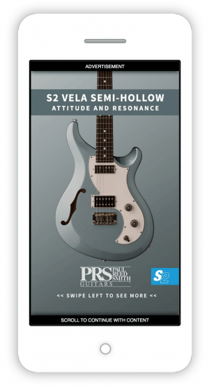 Mobile Interscroller – Premier Guitar Ads